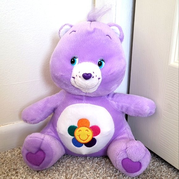 Nanco | Toys | Care Bears Harmony Plushie Stuffed Animal Purple Flower ...